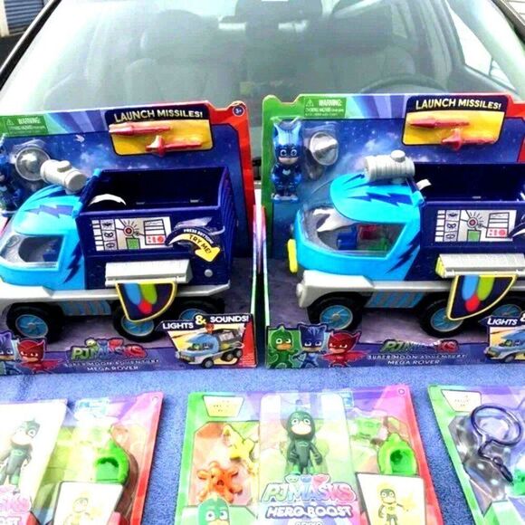 Hasbro | Toys | Pj Mask 2 Super Moon Adventure Mega Rover Vehicles W ...